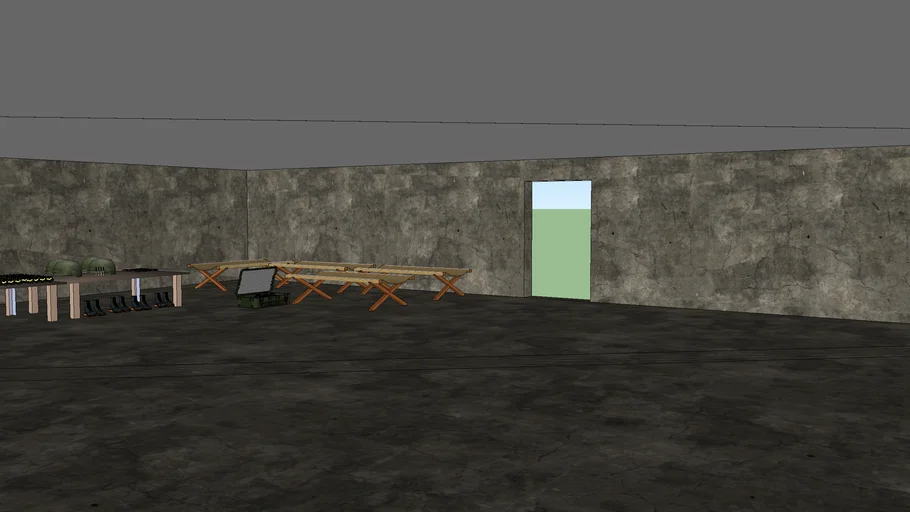 combat room for 4 | 3D Warehouse