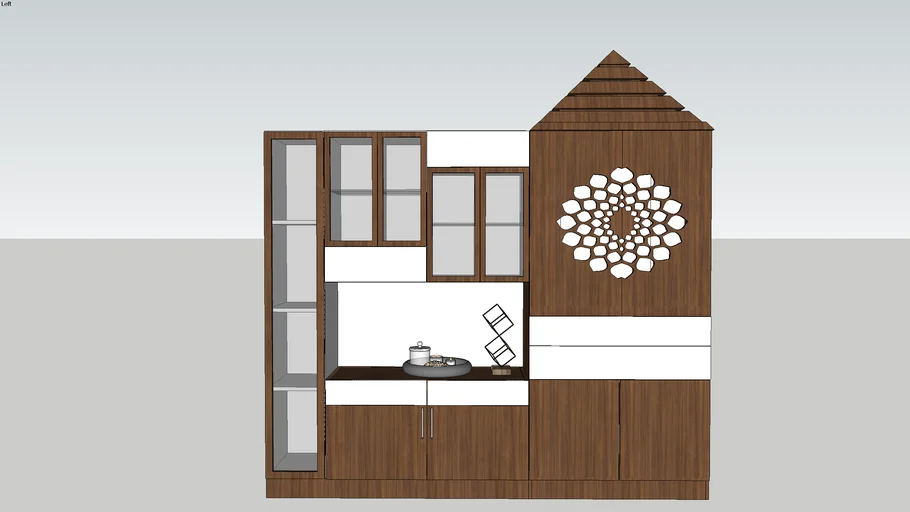 pooja and crockery unit | 3D Warehouse