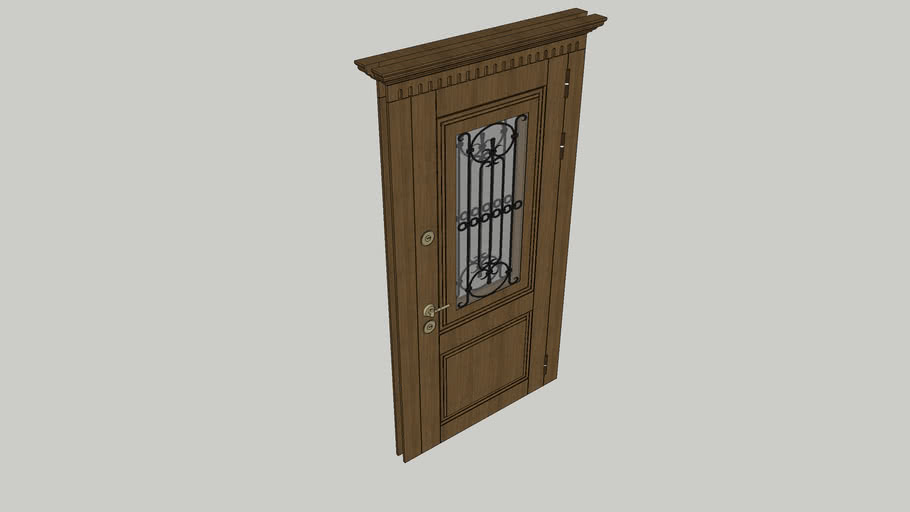 Classical door 2 | 3D Warehouse