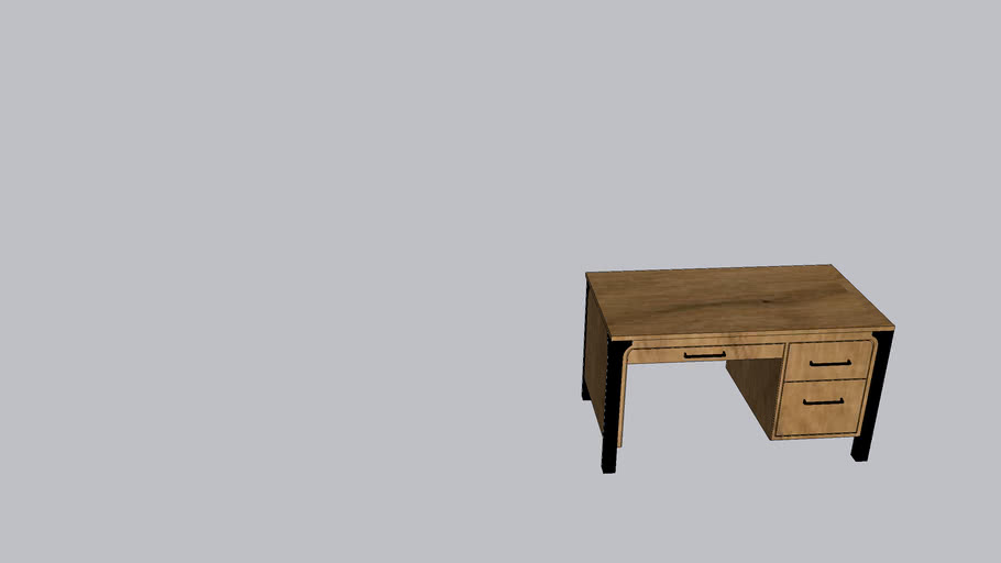 rustic Desk | 3D Warehouse