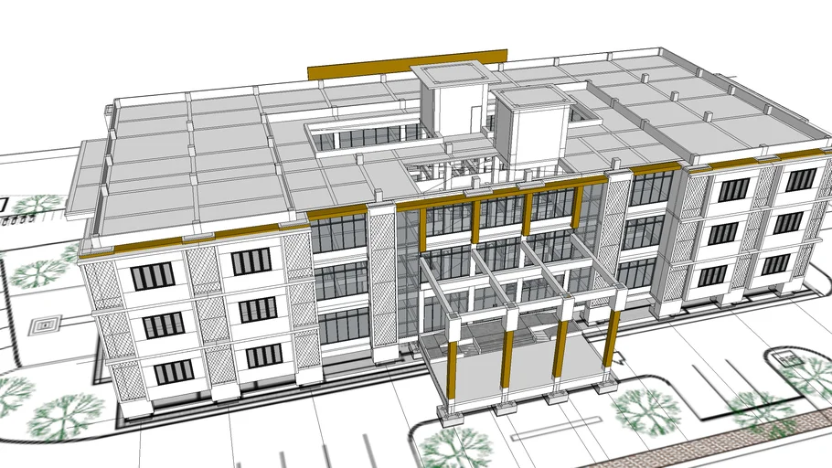 facade building | 3D Warehouse