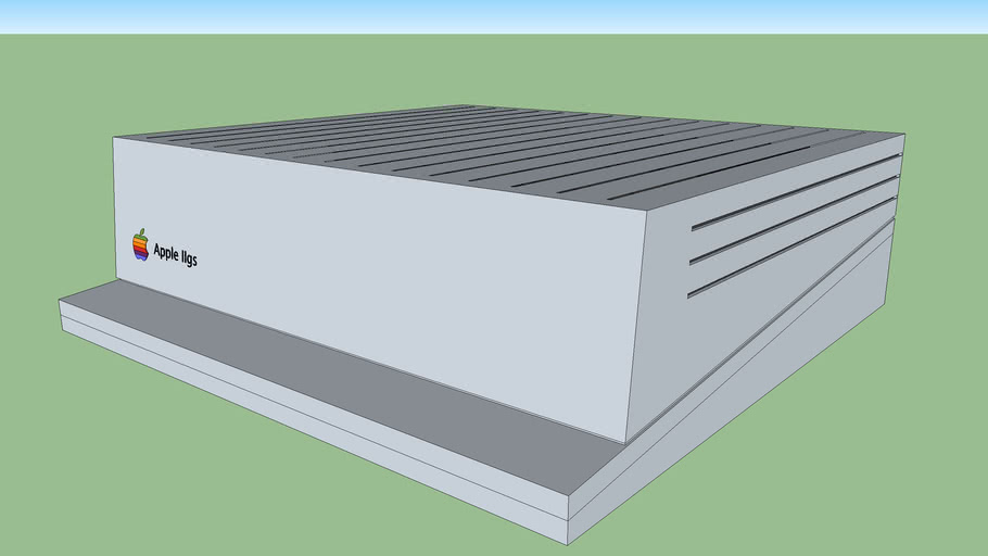 1986 Apple IIgs Computer | 3D Warehouse