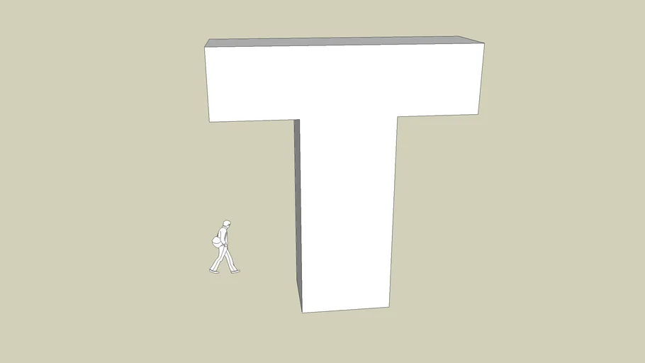Letter T | 3D Warehouse