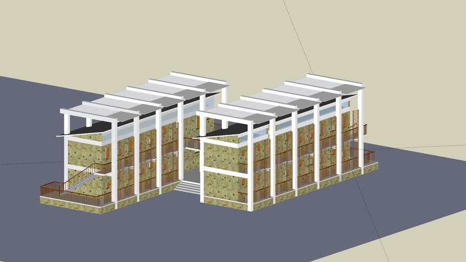 BTC_Dorm Block | 3D Warehouse