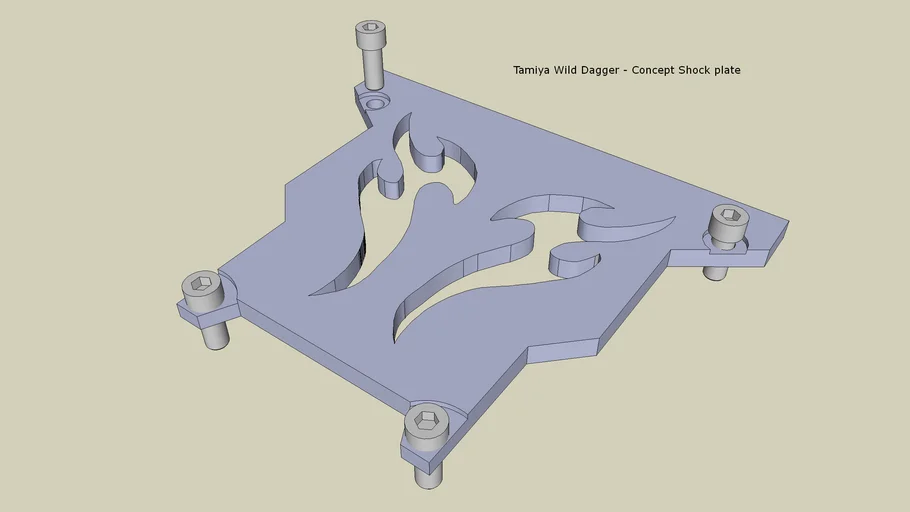 Wild Dagger Shock Plate | 3D Warehouse
