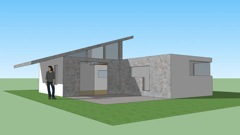 Small Modern Building | 3D Warehouse