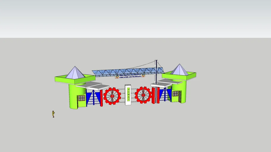 JKUAT MAIN GATE | 3D Warehouse