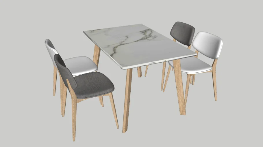 Dining Table Set | 3D Warehouse