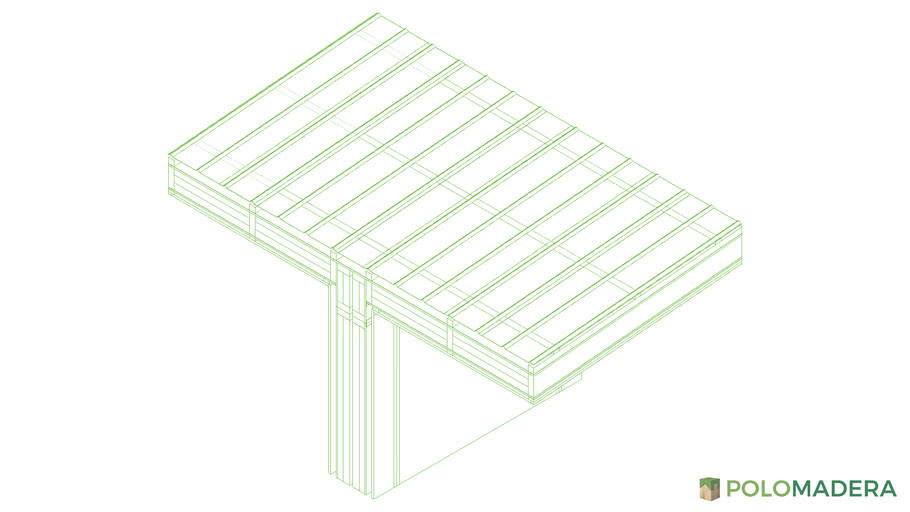 E12 - INTERSECCION MURO-TECHO COMPARTIDO.DPTO-DPTO | 3D Warehouse