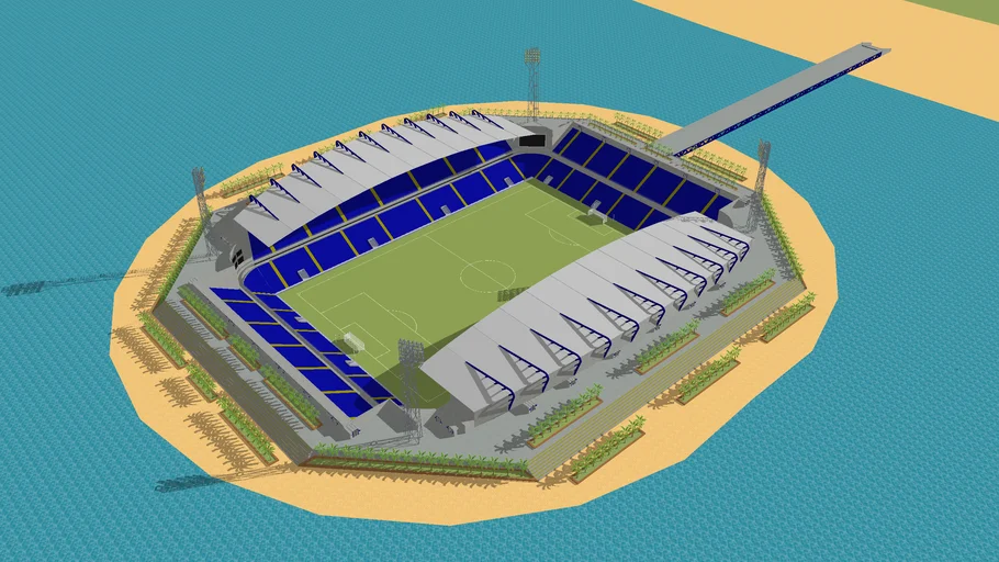 Another Modern Stadium | 3D Warehouse