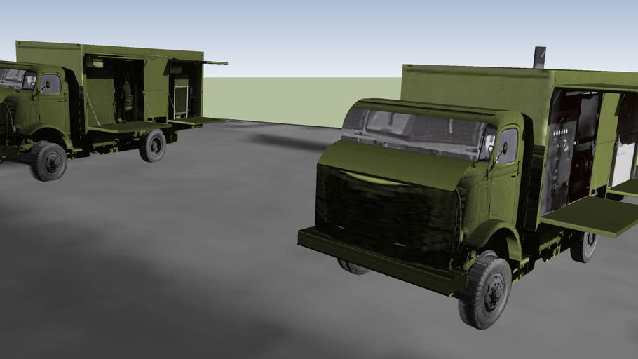 Pearl Harbor Radar Vans | 3D Warehouse