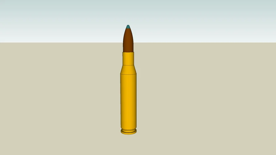 .50 BMG (NATO 12.7mm x 99mm) | 3D Warehouse