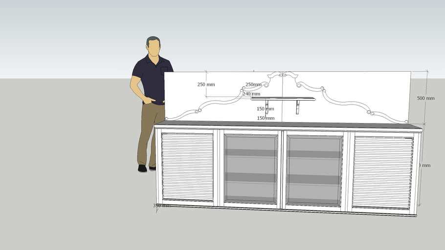 PORT 5 - Hanging Buffet | 3D Warehouse