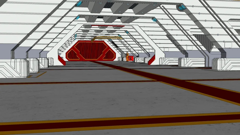Battlestar Galactica Project - Standard Hangar Bay | 3D Warehouse