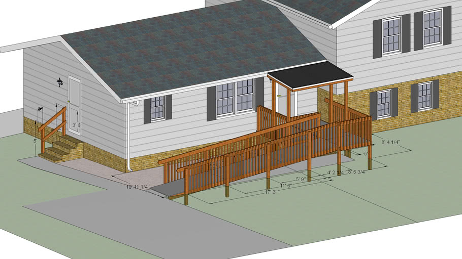 Wheelchair Ramp Hadden | 3D Warehouse