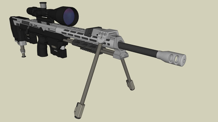 DSR 1. Sniper Rifle | 3D Warehouse