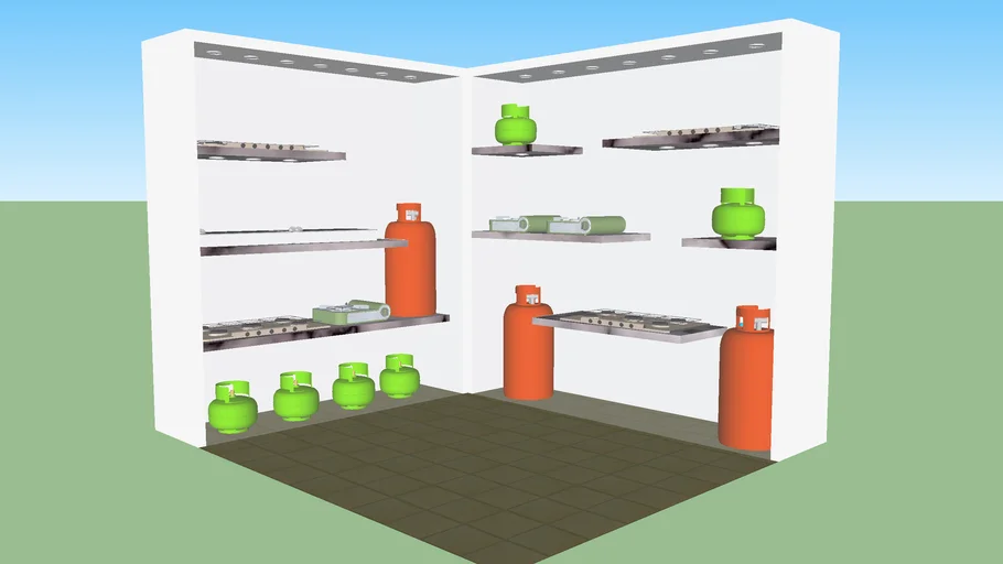 LPG store display units | 3D Warehouse