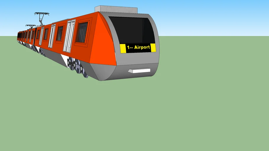 airport train | 3D Warehouse
