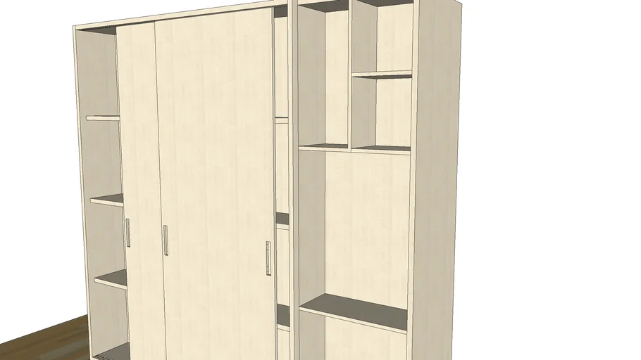 Mueble con puertas correderas | 3D Warehouse