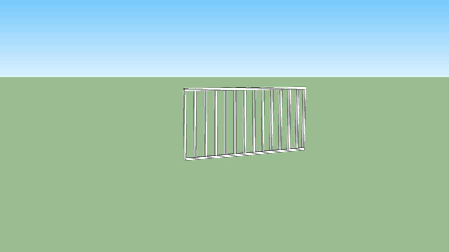 Module Mur ossature bois | 3D Warehouse