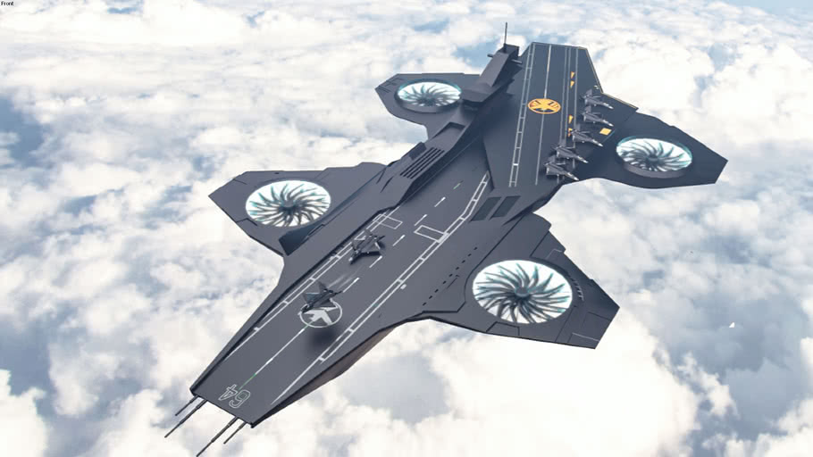 S.H.I.E..L.D. Helicarrier Avengers | 3D Warehouse