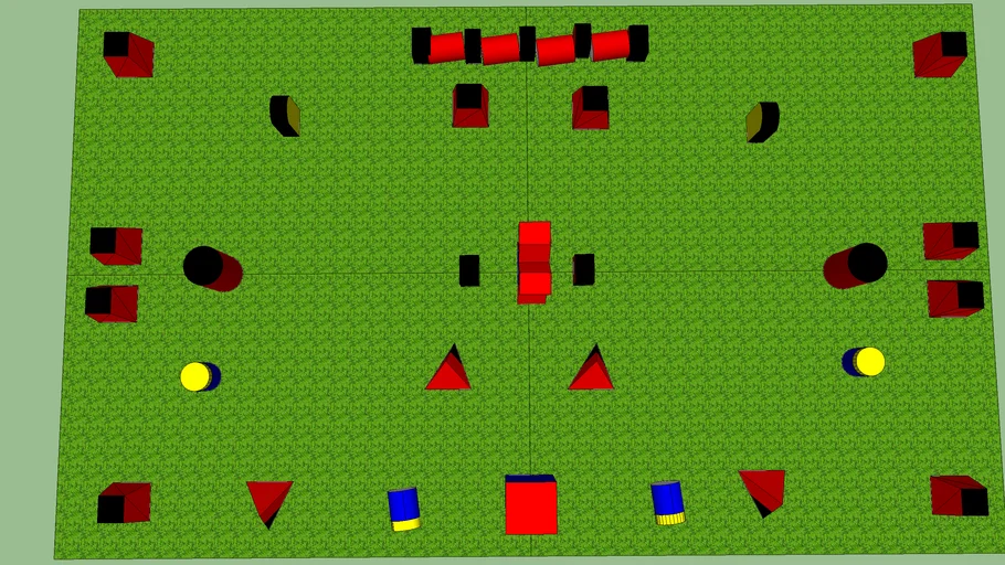 Field Layout 7 top view | 3D Warehouse