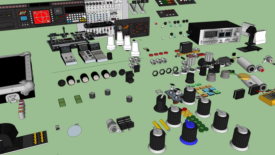 Buttons | 3D Warehouse