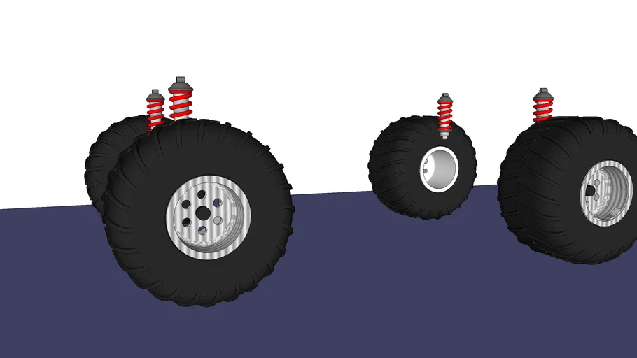Monster Truck Wheels | 3D Warehouse