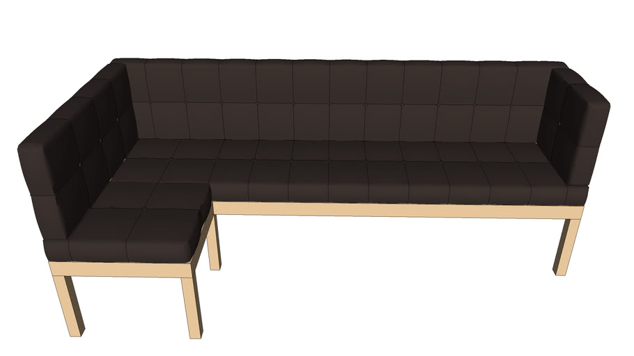 Bench Tufted | 3D Warehouse