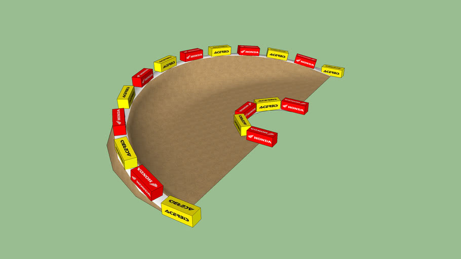 Motostuff: Berm w/ Tuff Blocks | 3D Warehouse