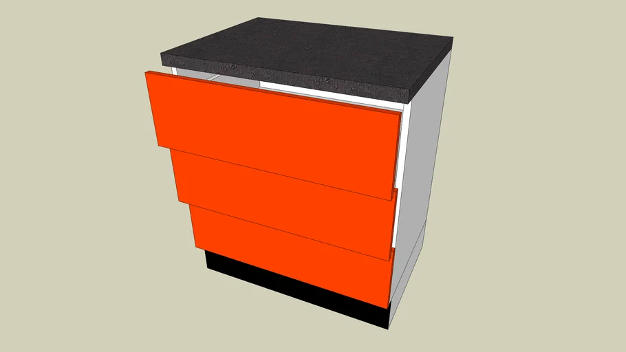 Kitchen Pan Draw | 3D Warehouse