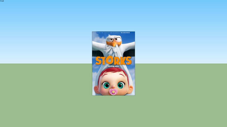 Storks - Teaser One Sheet Movie Poster 27X40 Double Sided (unframed ...