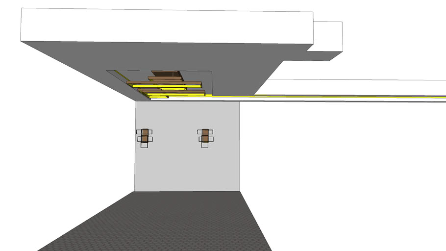 Rectangle Ceiling Light & Wall Light | 3D Warehouse