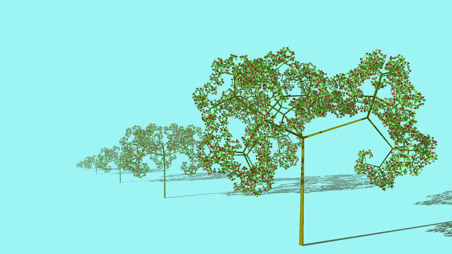 Fractal tree | 3D Warehouse