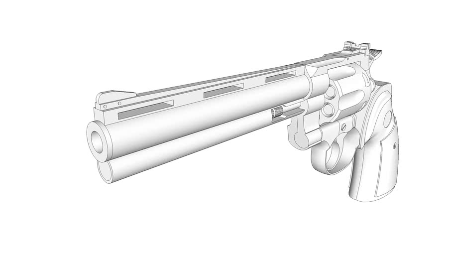 Colt Python (6in) | 3D Warehouse