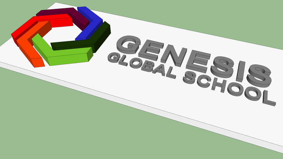 Genesis Global School Logo | 3D Warehouse