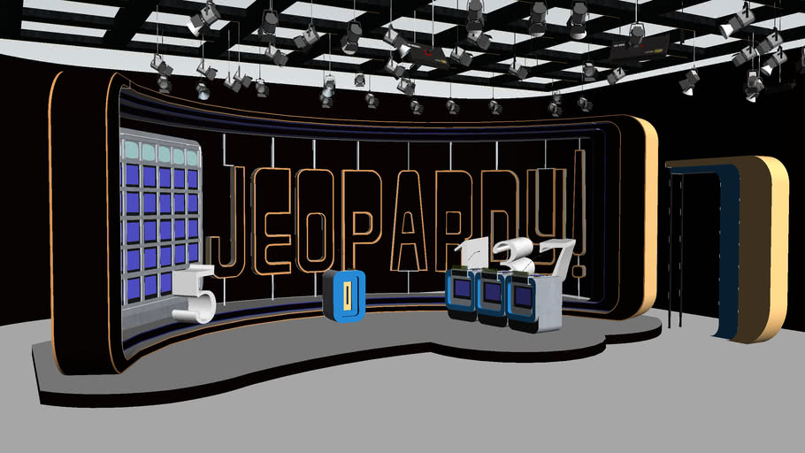 Copy of 1980-1991 Jeopardy! set | 3D Warehouse