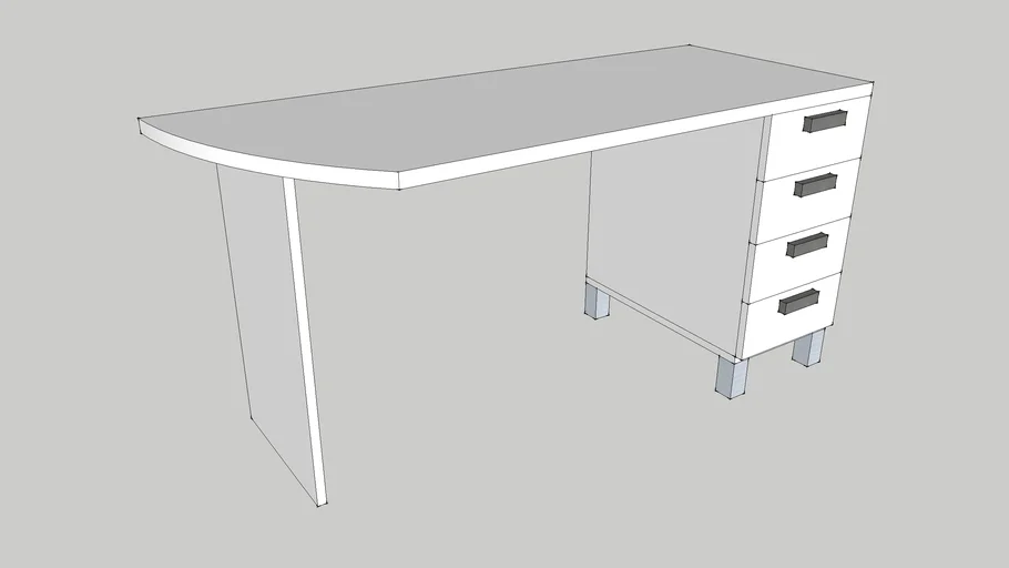 Student desk | 3D Warehouse