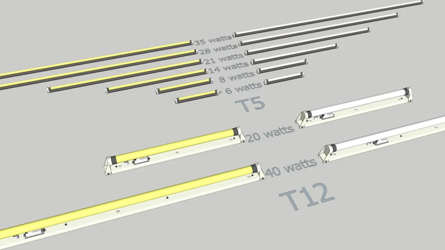 Light Tube Collection | 3D Warehouse