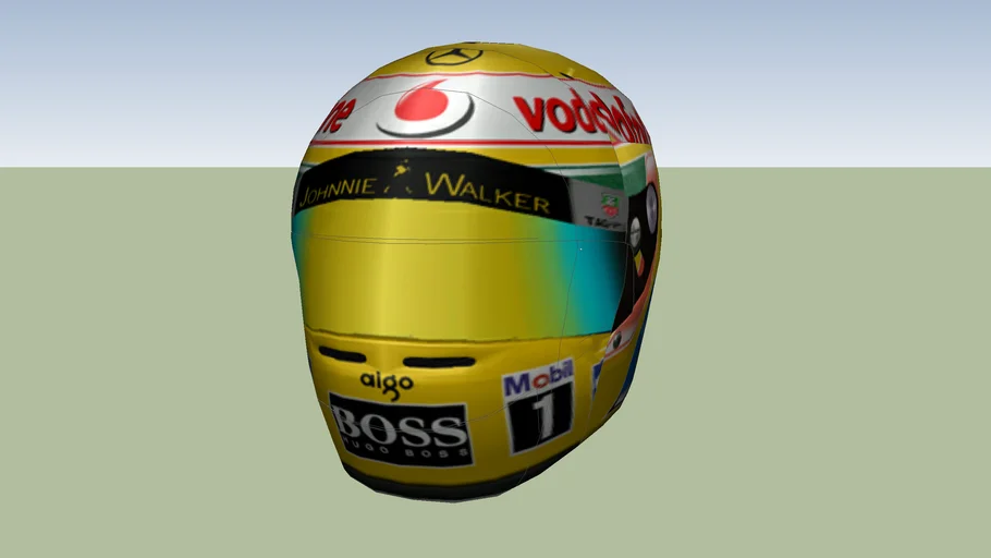 Lewis Hamilton Racing Helmet | 3D Warehouse