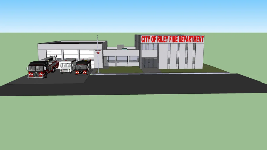 City Of Riley Fire Station 10 | 3D Warehouse