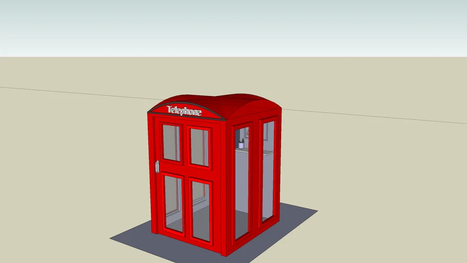 British Telephone Box | 3D Warehouse