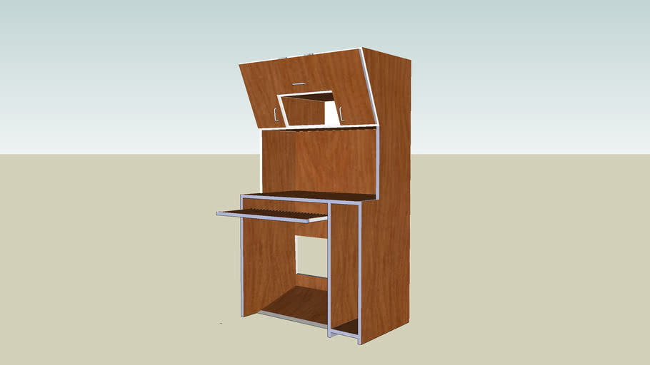computer desk | 3D Warehouse