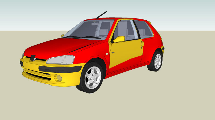 Modified Peugeot 106 | 3D Warehouse