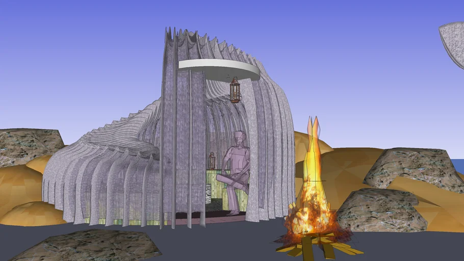 RED SEA SHELL SHELTER. | 3D Warehouse