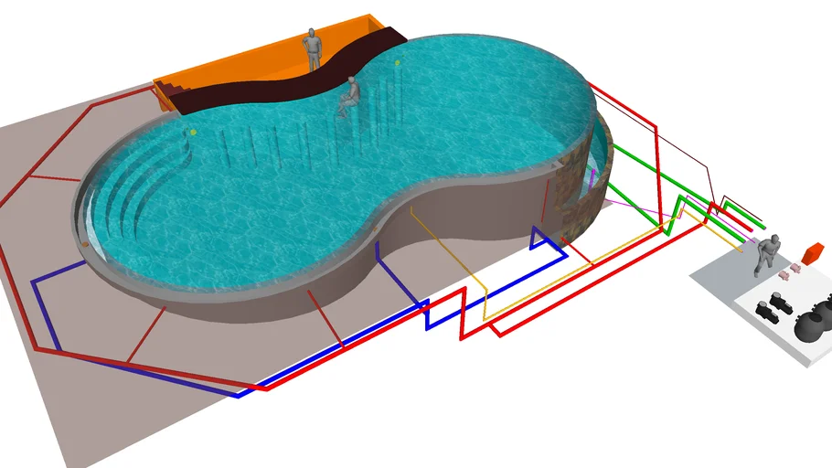 Pool Filtration design | 3D Warehouse