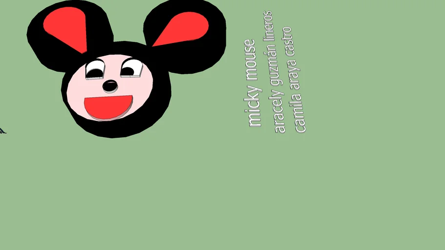 micky mouse raton orejon | 3D Warehouse