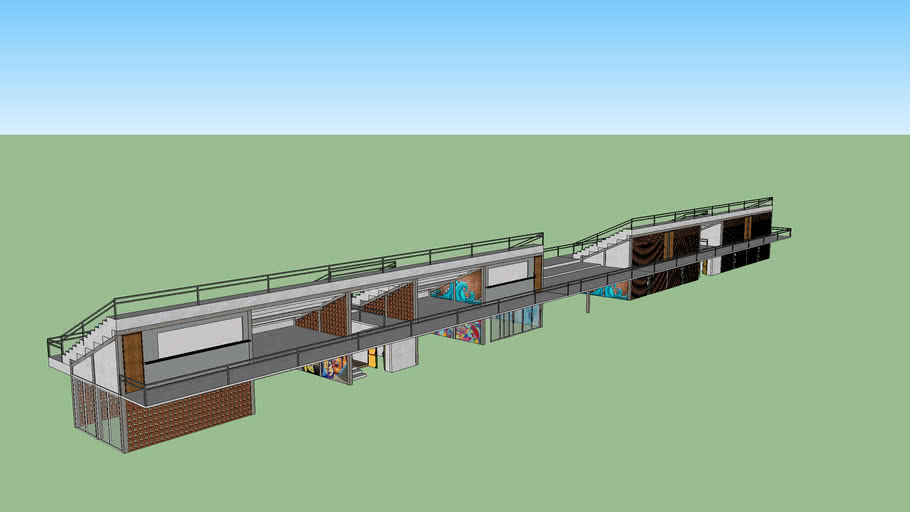 gradas oficinas | 3D Warehouse