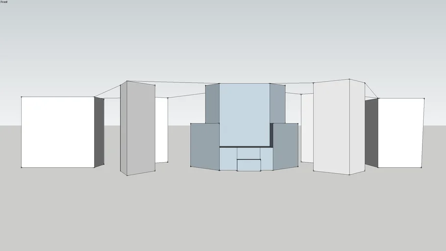 Luxury-Multiple+Connected Buildings Hotel | 3D Warehouse