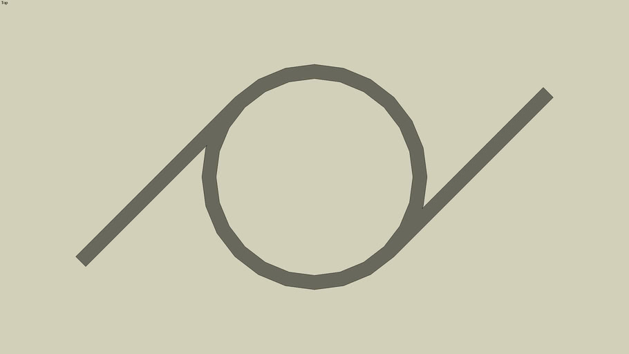 Ceiling Fan 2D Floorplan Symbol | 3D Warehouse